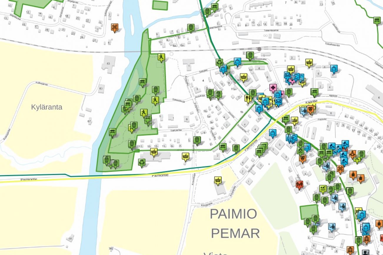 Paimion karttapalvelu | Maanmittauslaitos