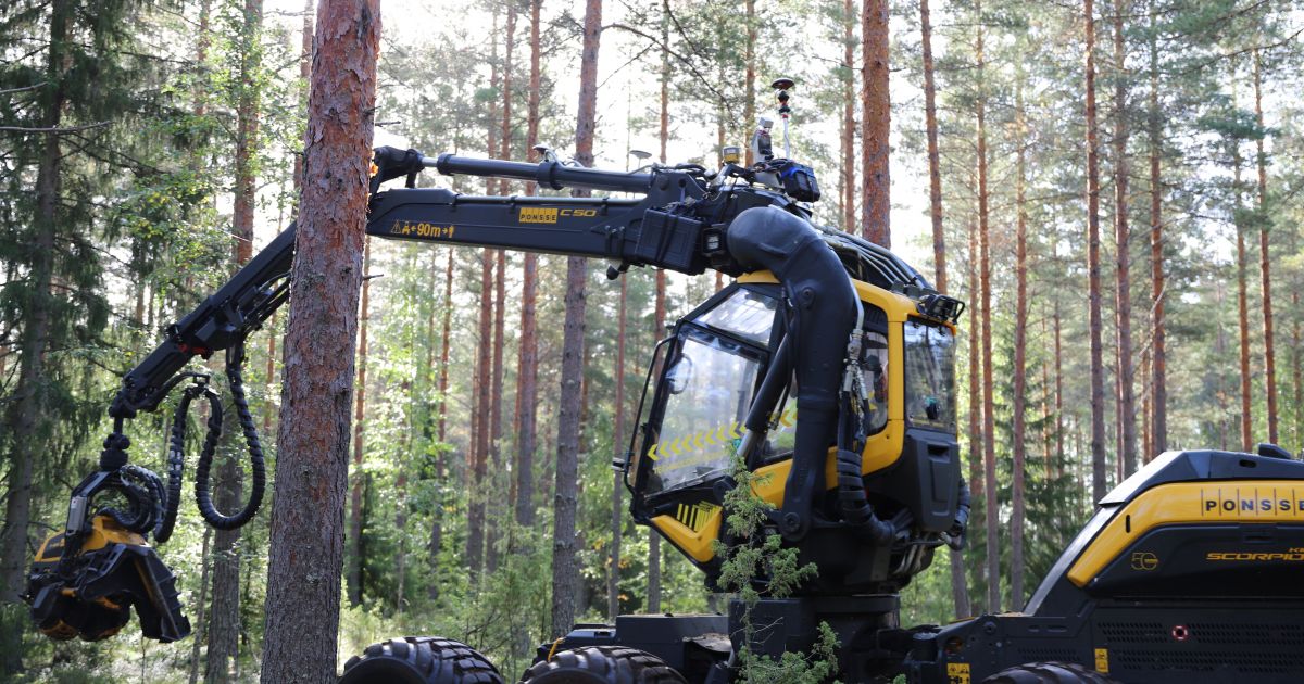 A smart harvester guides forest machine operators towards sustainable ...